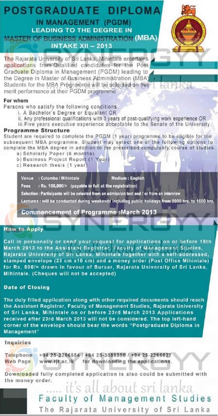 Postgraduate Diploma In Management PGDM Leads To Master Of Business Postgraduate Diploma In Management PGDM Leads To Master Of Business